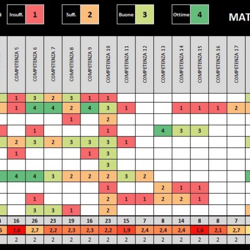 Matrici polivalenza - SkillOne light | NCG
